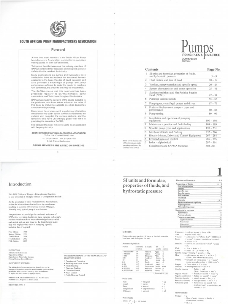 Pump Principles & Practice | PDF