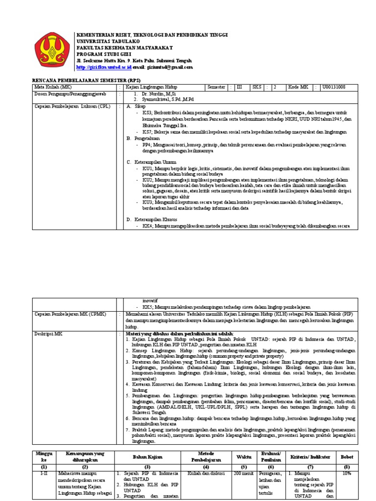 Kajian Lingkungan Hidup | PDF