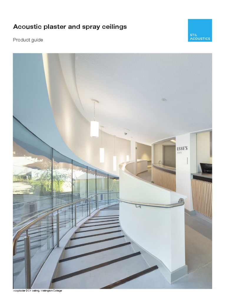 Acoustic Plaster and Spray Ceilings: Product Guide | PDF | Color ...