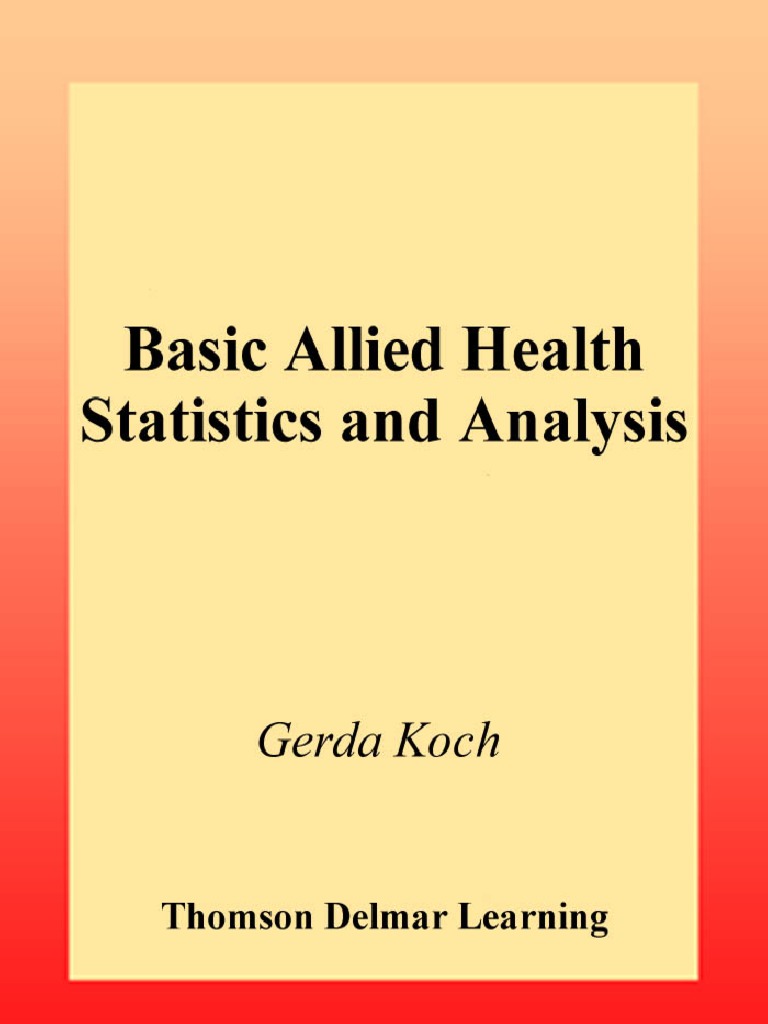 Basic Allied Health Statistics And Analysis PDF Skewness Chart
