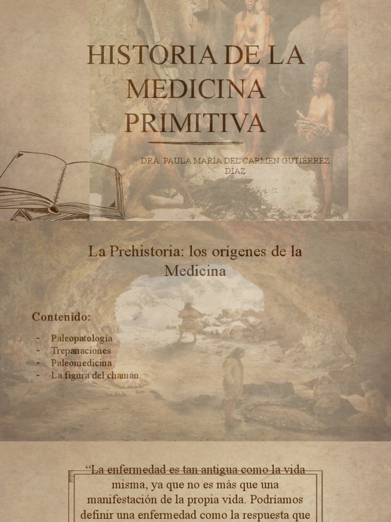 Historia de La Medicina Primitiva | PDF | Cirugía | Bienestar