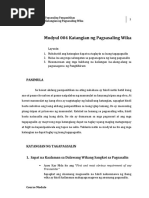 Lesson 6 Mga Uri NG Pagsasalin PDF | PDF
