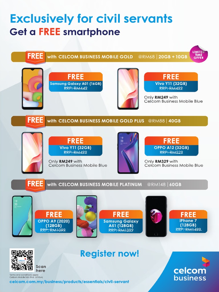 Celcom Pakej Penjawat Awam Flyer Eng v2 | PDF