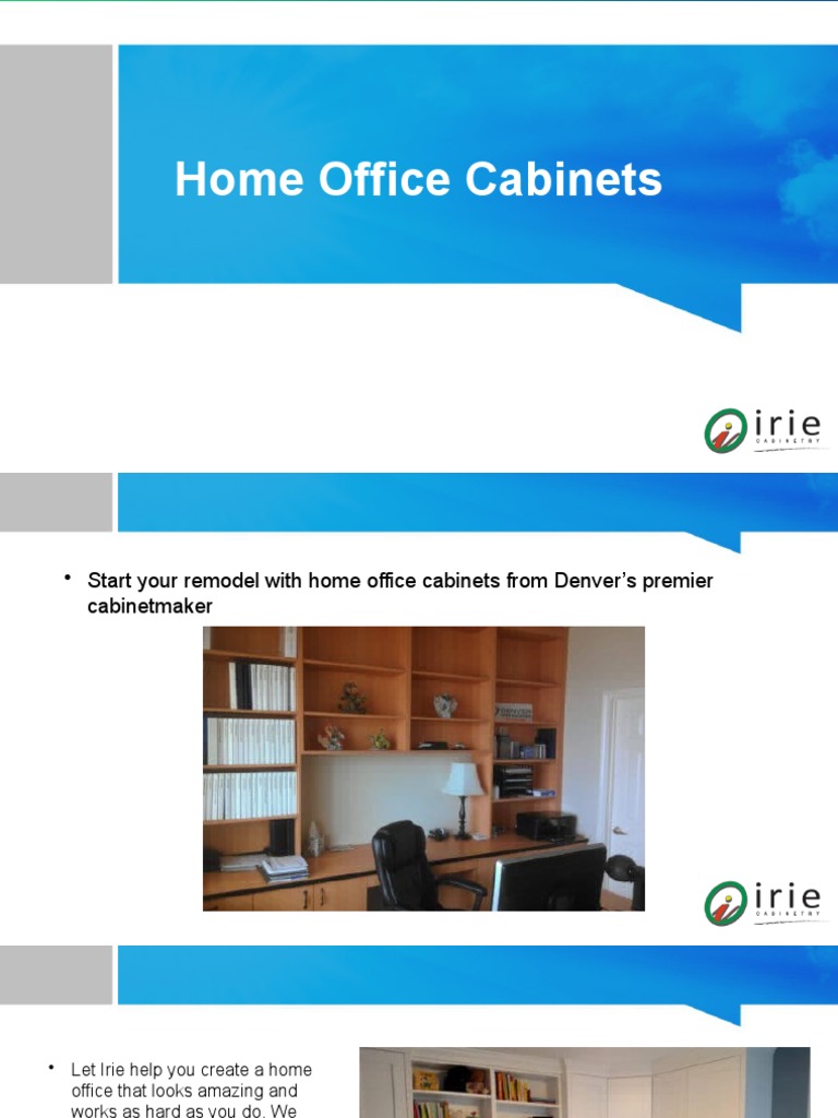 Home Office Cabinets - Irie Cabinetry | PDF | Computers