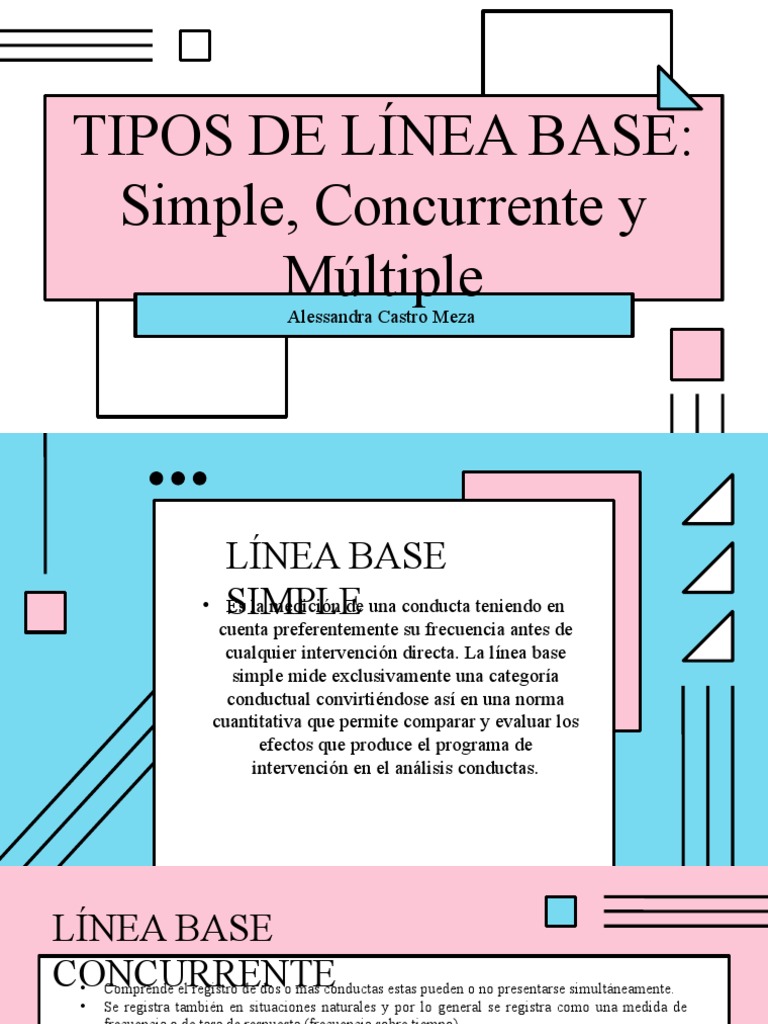 Tipos de Linea Base | PDF