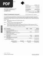 ANZ Bank Statement | PDF | Online Banking | Banks & Banking