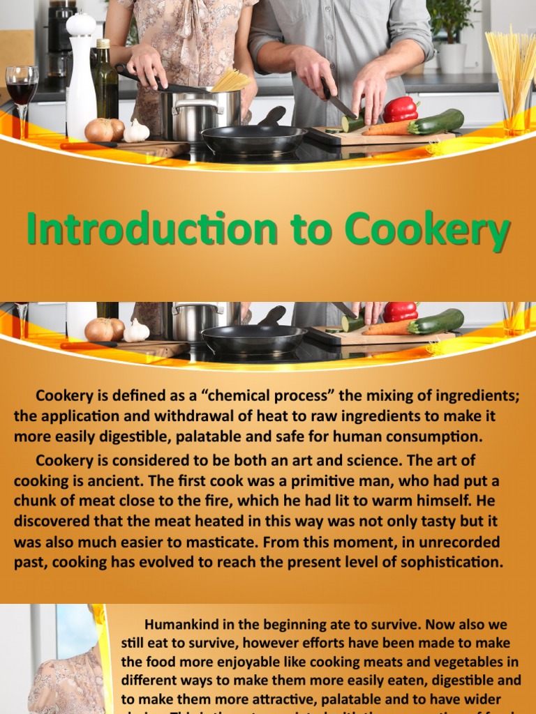 1-Introduction To Cookery | PDF | Chef | Cooking