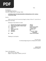 Civil Engineer Experience Certificate Format 1 | PDF