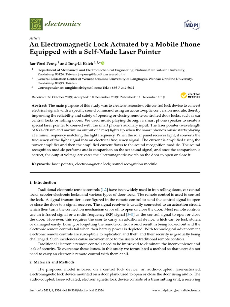 Electronics 08 01524 v2 | PDF | Low Pass Filter | Spectral Density