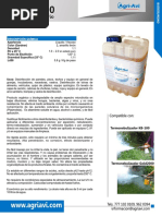 Ficha Técnica del Herbicida Bazuka | PDF | Solubilidad | Hidrógeno