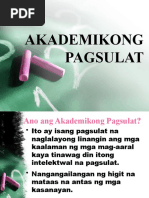 Akademiko at Di Akademiko | PDF