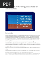 Calculation of Trim | PDF | Naval Architecture | Ships