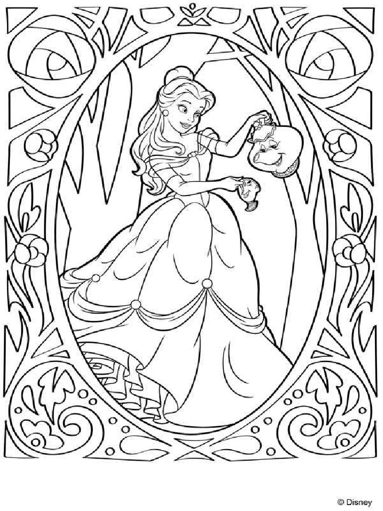 Dibujos de Bella para Colorear