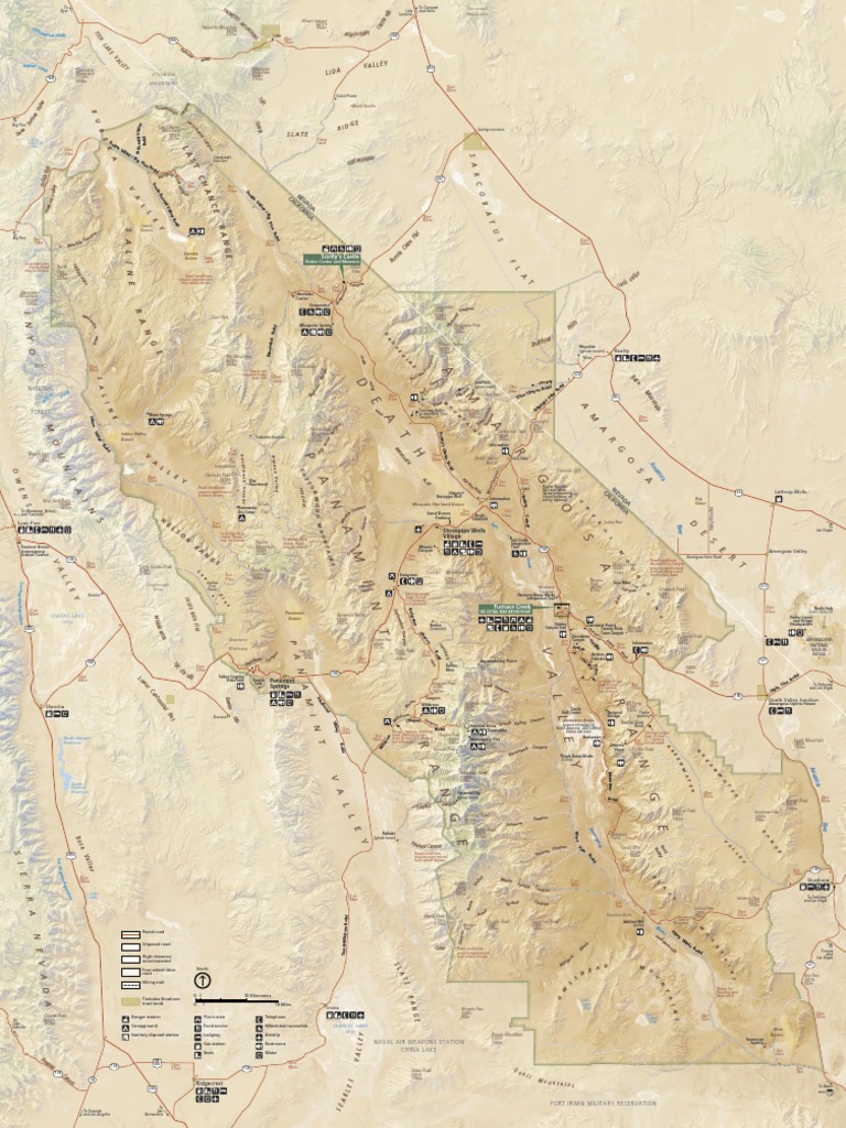 Death Valley National Park Map | PDF