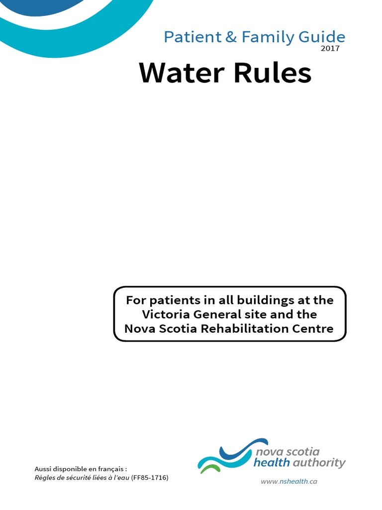 VG Water Pamphlet | PDF | Medicine | Public Health