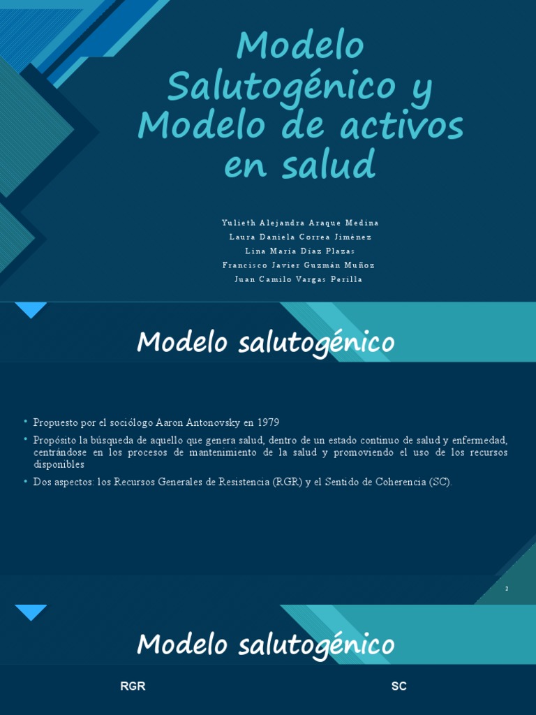 Modelos salutogénicos y de activos en salud: Enfoques complementarios ...