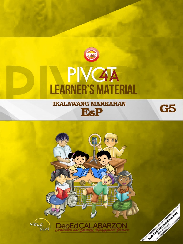 Esp G5: Ikalawang Markahan | PDF