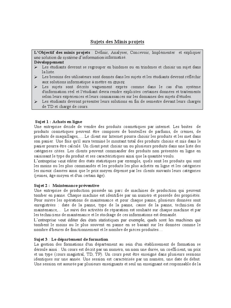 Exercices UML À Resoudre (Diagramme de Classes) PDF | PDF | Document ...