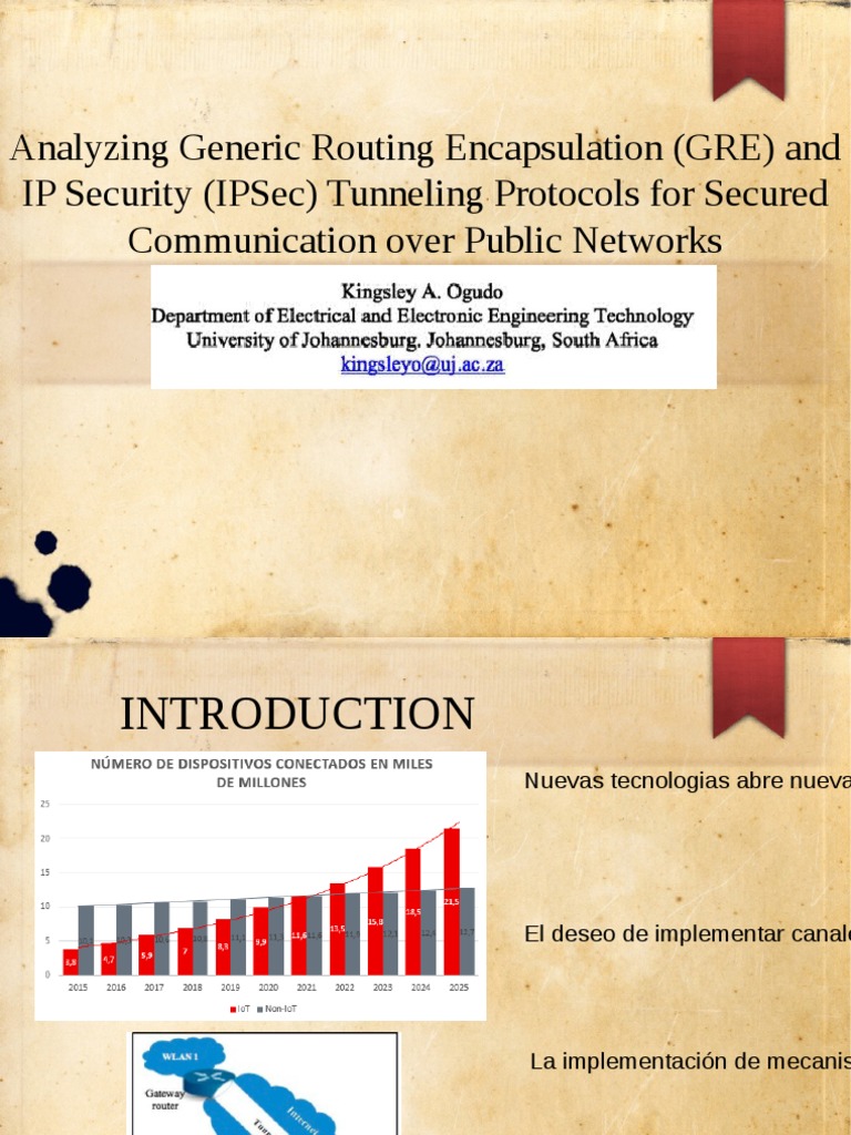 Analyzing Generic Routing Encapsulation (Gre) and Ip Security (Ipsec ... Analyzing Generic Routing Encapsulation (Gre) and Ip Security (Ipsec ...