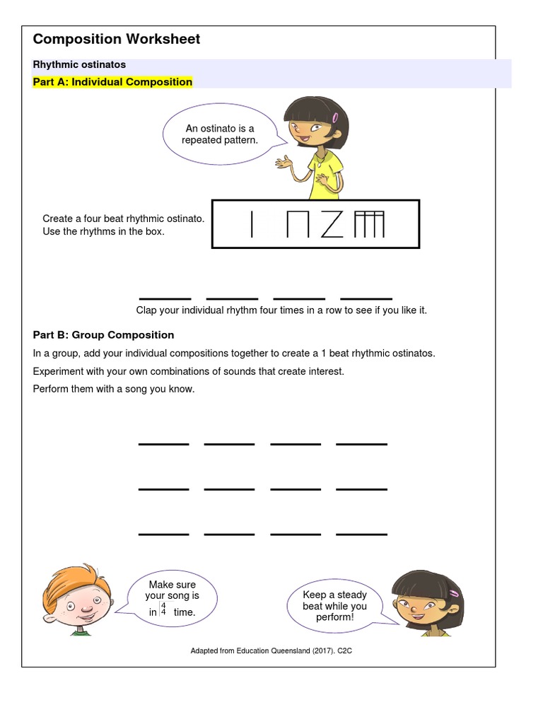 Composition Sheet - Activity 1 | PDF