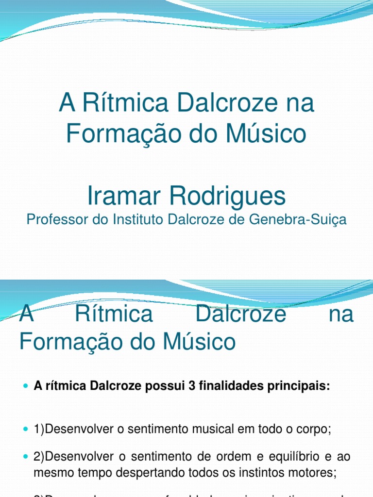 Dalcroze Iramar Rodrigues 1 | PDF