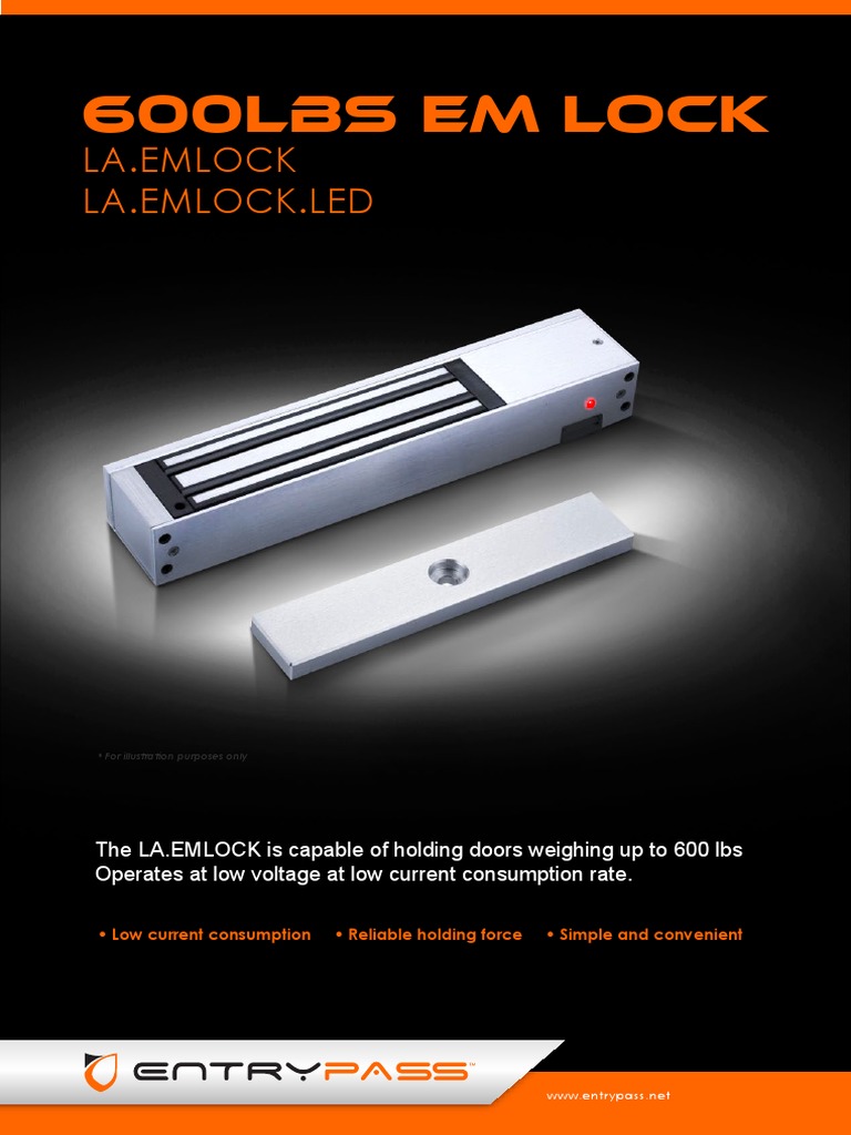 600lbs EM Lock: La - Emlock La - Emlock.Led | PDF | Equipment ...