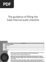 Internal Audit Checklist Halal (Quality Assurance) | PDF