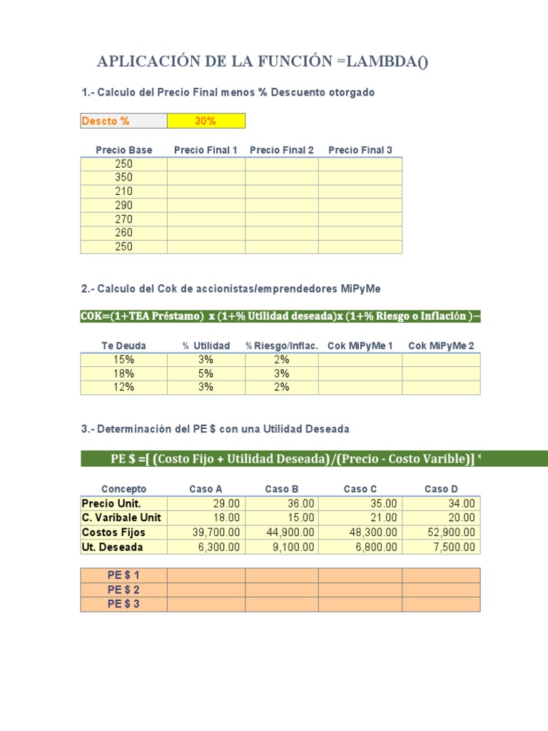Caso Funcion Lambda | PDF | Pequeñas y medianas empresas | Business