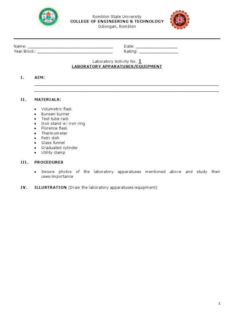College of Engineering & Technology | PDF | Laboratory Equipment ...