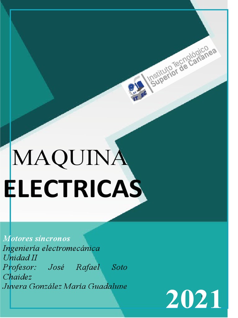 Motores Sincronos | PDF | Motor eléctrico | Energia electrica