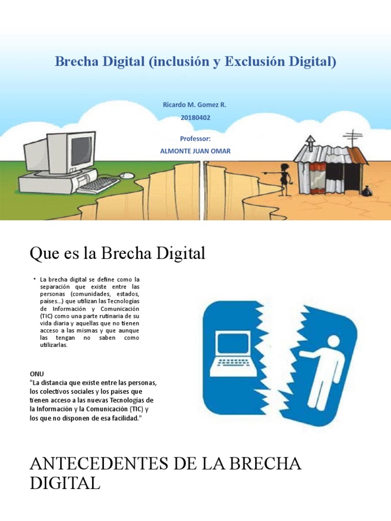 PPT. I Brecha Digital | PDF | Internet