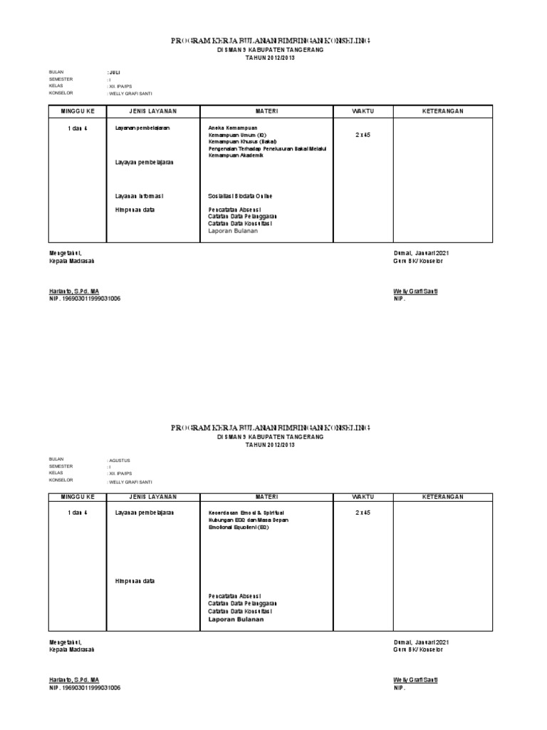 Prota - Promes - Prombul - BK - Sma Welly | PDF