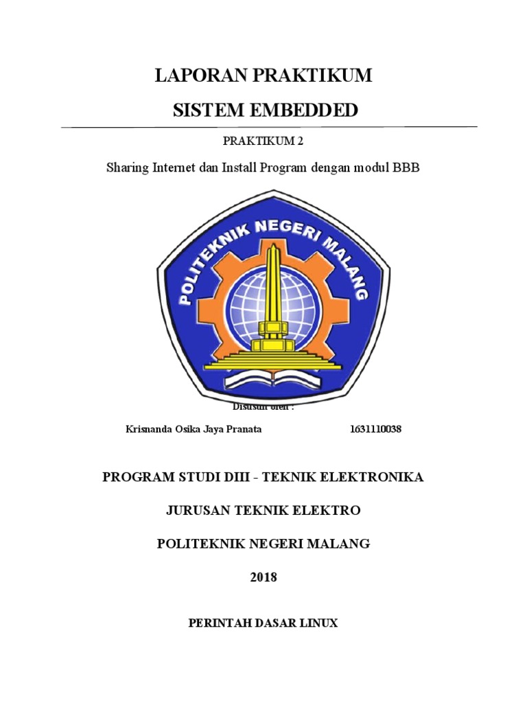 Laporan 2 Pratikum Sistem Embedded | PDF
