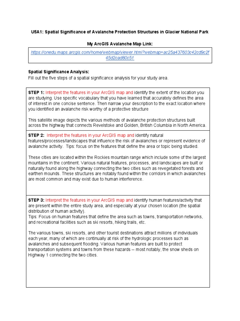 CGF3M - 5.1 Spatial Significance of Avalanche Protection Structures in ...