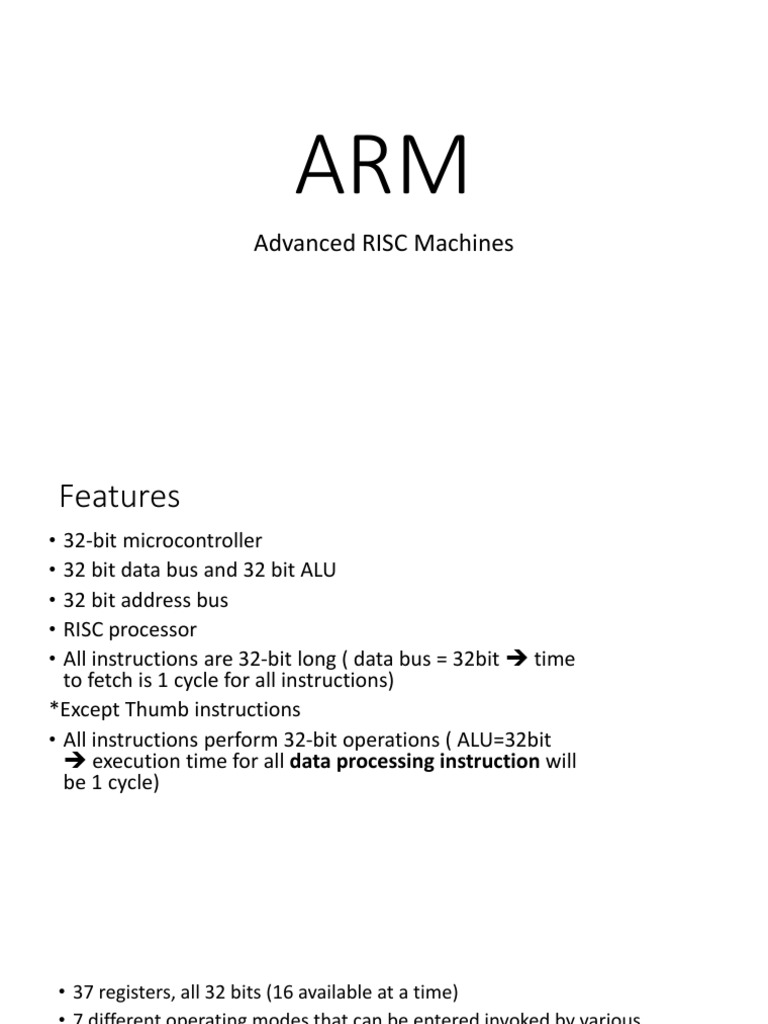Arm Basic Help Pdf Arm Architecture Computer Engineering