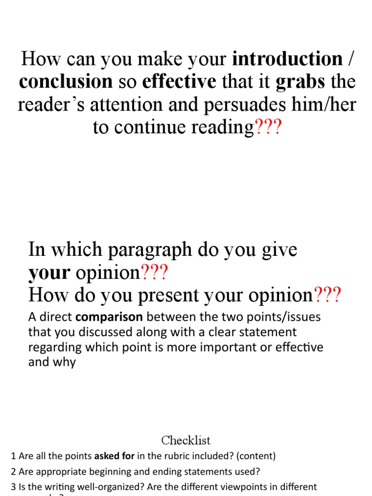 CAE Essay Checklist | PDF