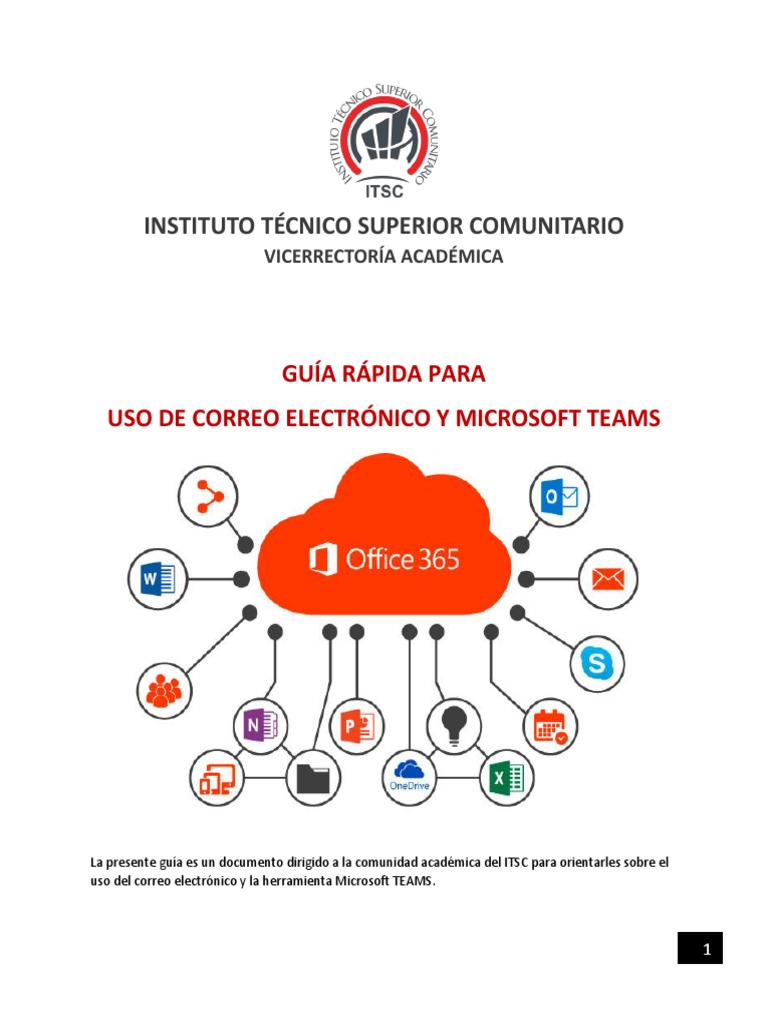 Guía de Uso de Correo y Teams ITSC | PDF