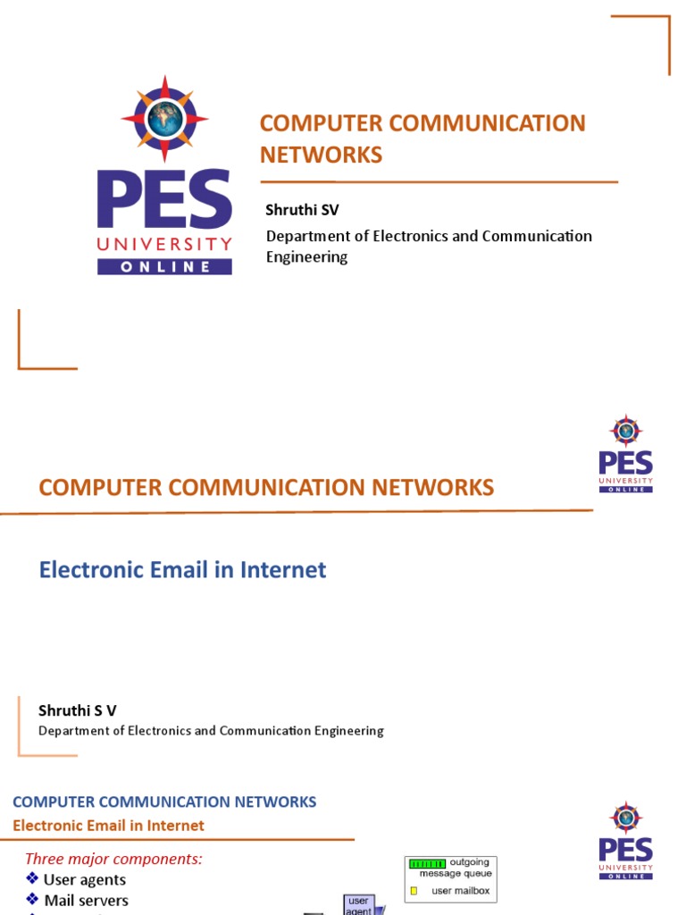Ue18ec351 Ccn Unit 1 Class 6 Pdf Port Computer Networking Network Protocols 