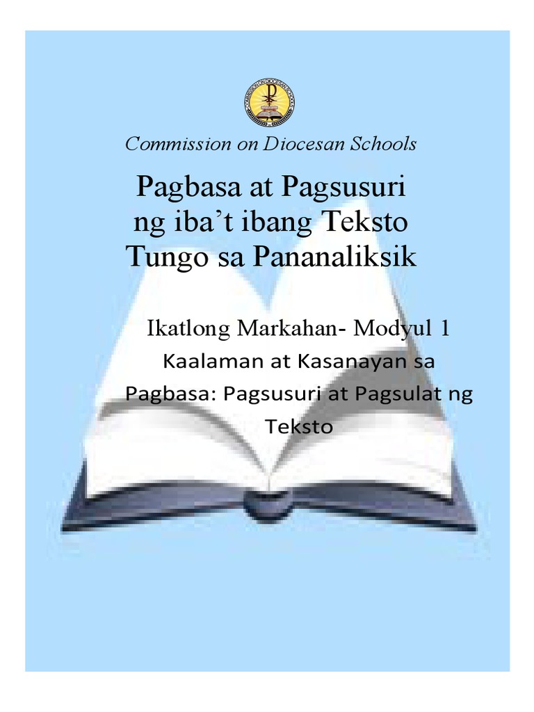 Pagbasa at Pagsusuri NG Ibat Ibang Teksto... Week2 | PDF