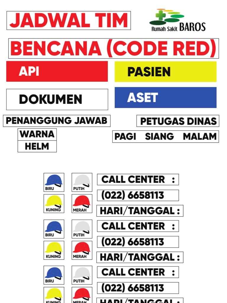 JADWAL TIM BENCANA | PDF