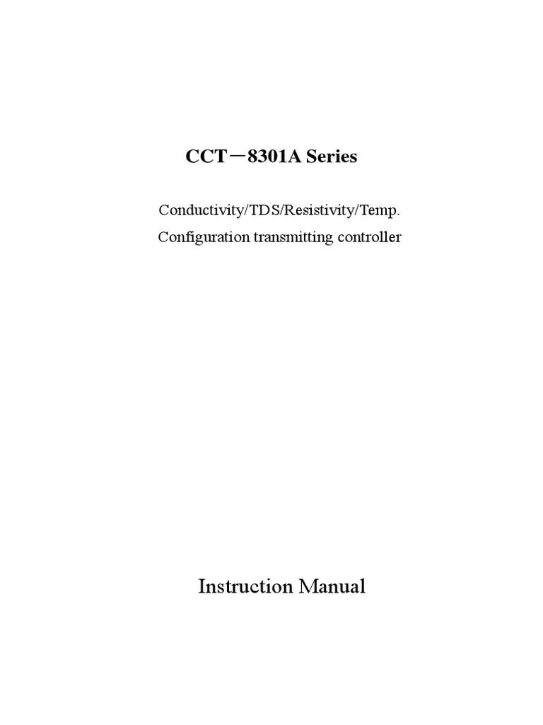 TDS Controller | PDF | Electrical Resistivity And Conductivity ...
