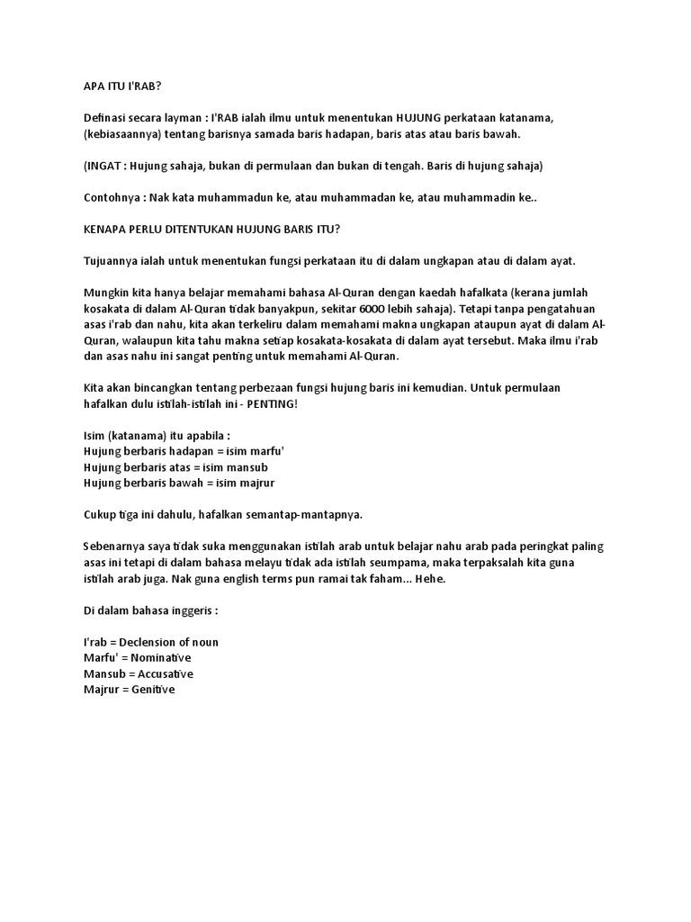 Belajar Bhs Arab | PDF