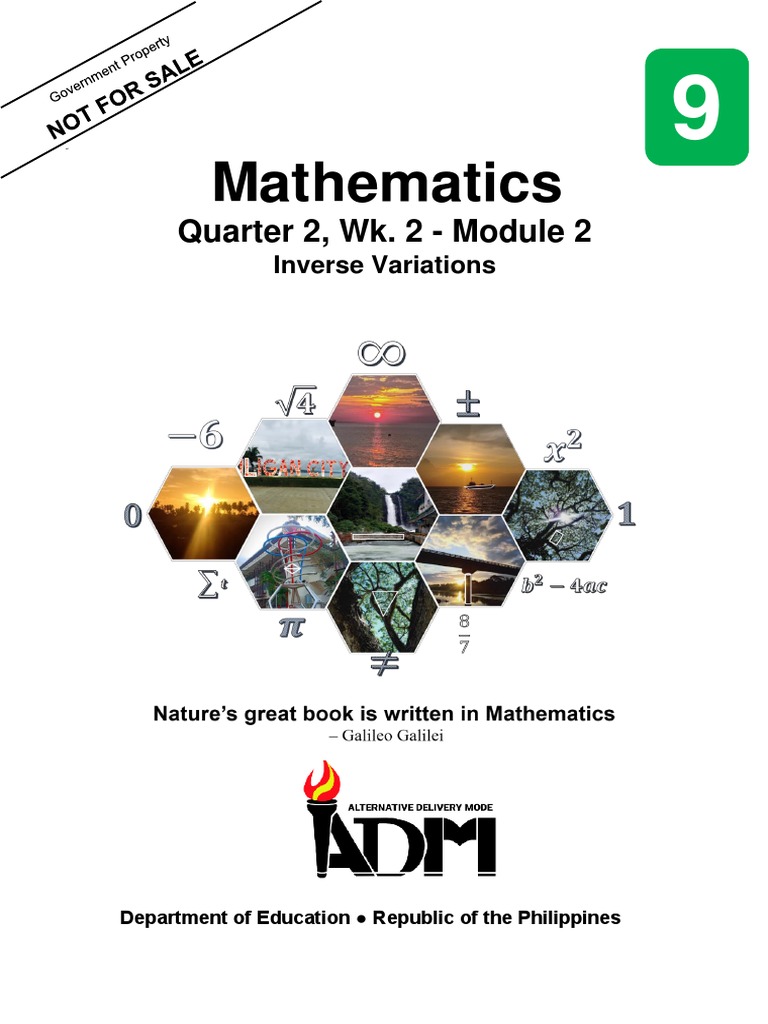 Mathematics: Quarter 2, Wk. 2 - Module 2 | PDF | Multiplication | Equations