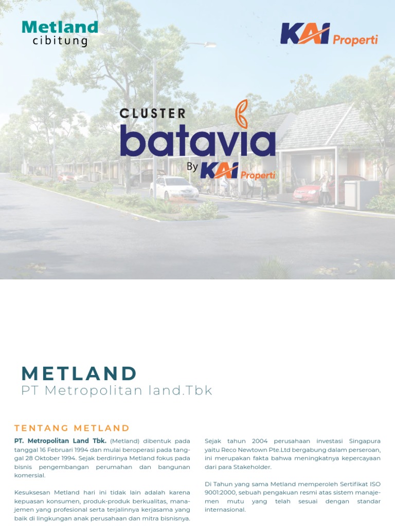 (File Kecil) E-Brochure Metland Cibitung With KAPM | PDF