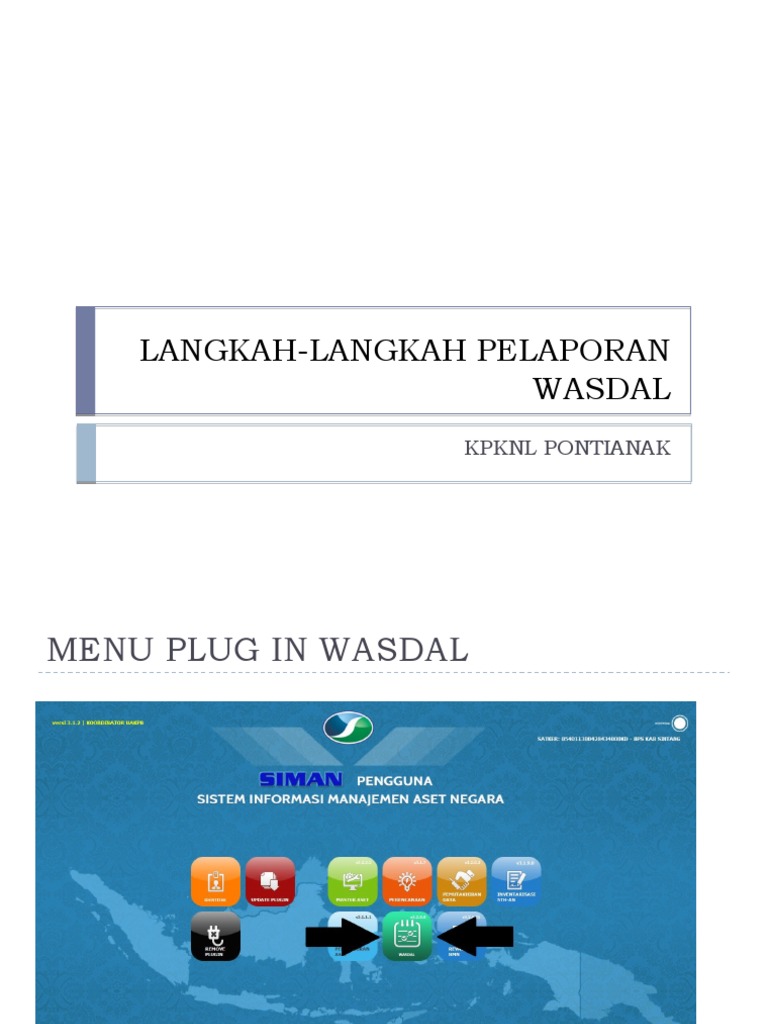 Langkah-Langkah Pelaporan Wasdal | PDF