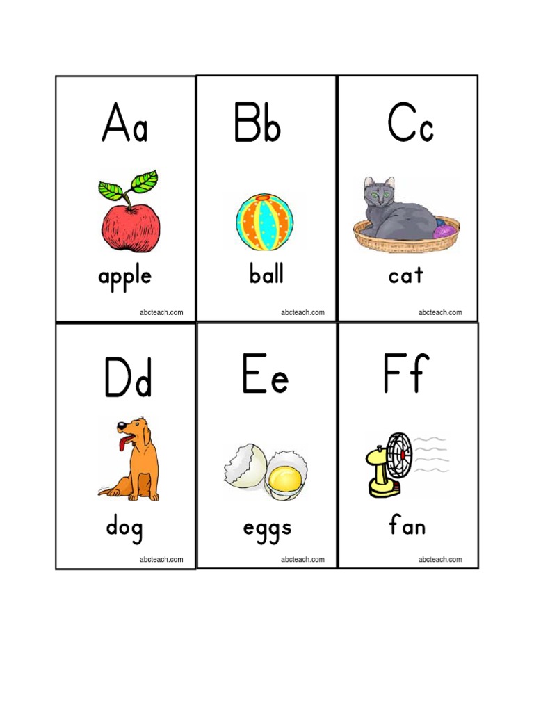 Alphabet Learning with Words | PDF
