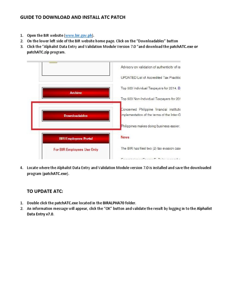 Guide To Download and Install Atc Patch: Patchatc - Zip Program | PDF