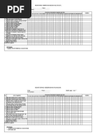 Form Ceklist Kebersihan Toilet + Ruangan | PDF