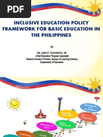 Legal Framework for Inclusive Education in the Philippines | PDF ...