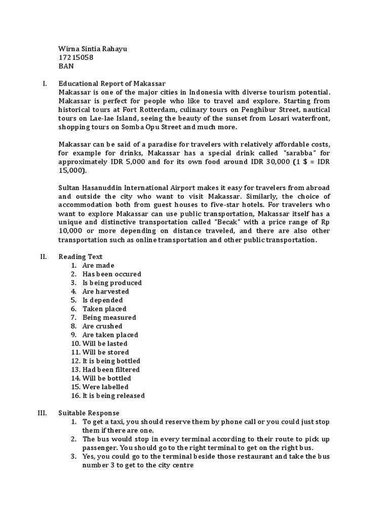 Wirna Sintia Rahayu Final BAN | PDF | Beverages | Business